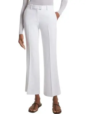 Michael Kors Haylee Cropped Flared Trousers - White