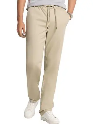 Michael Kors Stretch Cotton Drawstring Trousers - Grey