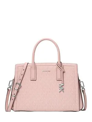 MICHAEL KORS Michael Michael Kors Laila Medium Signature Logo Satchel