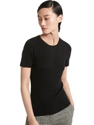 MICHAEL KORS Michael Kors Collection Cashmere Short-Sleeve Sweater