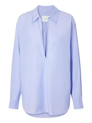 SSSTEIN Skipper Cotton Shirt - Blue