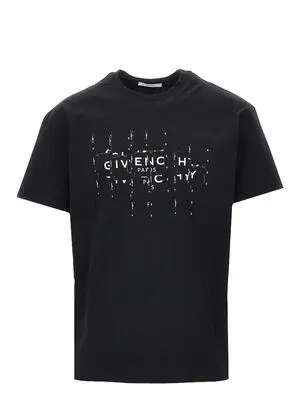 Givenchy Photographic Negative' Print T-hirt - Black