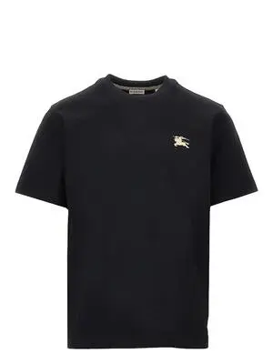 Burberry Ekd Embroidery T-hirt - Black