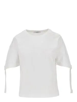 Givenchy Jersey T-shirt With Logo Embroidery - White