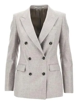 Tagliatore Parigi Wool And Cashmere Jacket - Grey