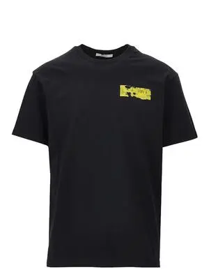 Givenchy Pari Paint' Print T-hirt - Black