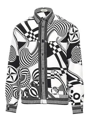Versace Printed Silk Twill Shirt - Multicolor