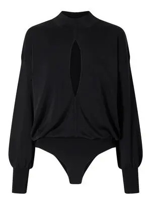 Galvan Fontana Stretch-jersey Bodysuit - Black