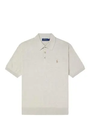 Polo Ralph Lauren Logo-embroidered Cotton Polo Shirt - Brown