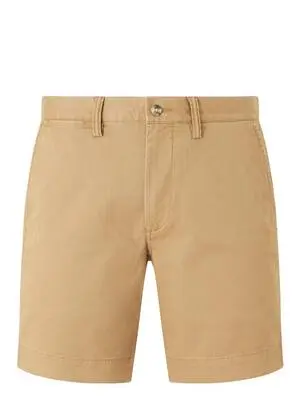 Polo Ralph Lauren Logo Embroidered Cotton-blend Twill Shorts - Brown