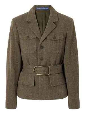 Polo Ralph Lauren Wool-blend Herringbone Jacket - Green