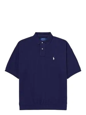 Polo Ralph Lauren Logo-embroidered Cotton-piqué Polo Shirt - Navy