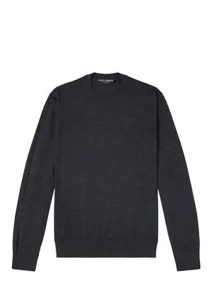 Dolce & Gabbana Cashmere Crewneck Sweater - Black
