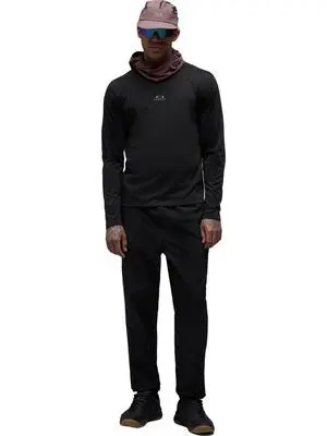 Oakley Oakley Long Sleeve Performance Tee With UPF 30+ Black
