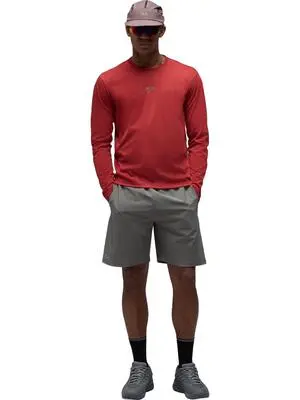 Oakley Oakley Long Sleeve Performance Tee With UPF 30+ Red