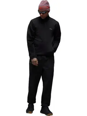 Oakley Oakley Quarter-Zip Sweatshirt With Kangaroo Pocket Black