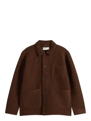 Universal Works Wool Fleece Field Jacket - Cacao