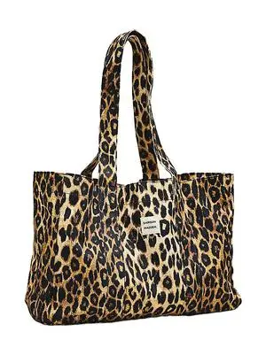 DAMSON MADDER Prt Canvas Tote - Leopard