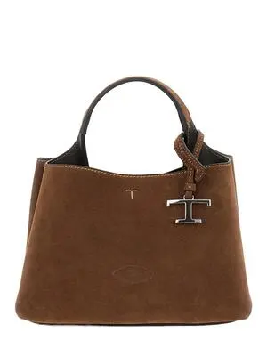 TOD'S Tod's Suede Micro Bag Marrone