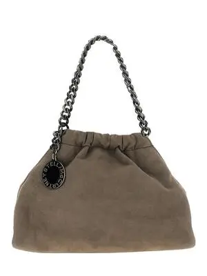 Stella McCartney Falabella Mini Drawstring Bag Grey