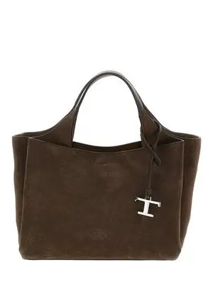 TOD'S Mini Bag With Two Handles - Brown