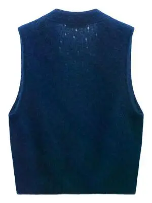 Dorothee Schumacher Dorothee Schumacher V-Neck Knitted Vest Blue