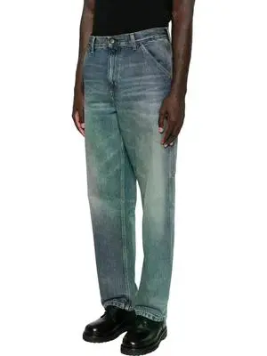 Carhartt Work In Progress Single Knee Jeans - Blue