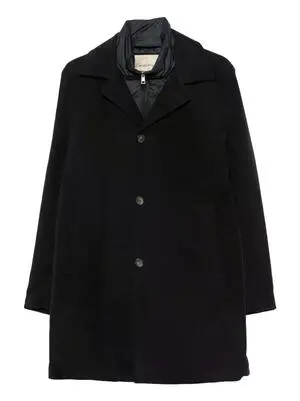 ZEROSETTANTA STUDIO Button-fastening Notched-lapel Coat - Blue