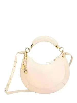 Chloé Small Banana Zipped Bag In Soft Leather - Neutrals