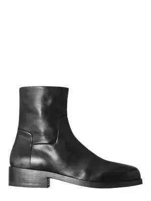 Marsèll Leather Ankle Boots - Black
