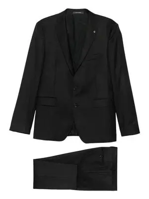 Tagliatore Single-breasted Buttoned Suit - Black
