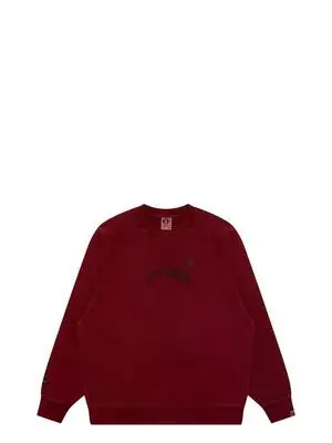 AAPE BY *A BATHING APE Logo-print Sweatshirt - Red
