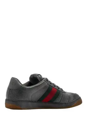 GUCCI Gucci Screener Sneakers With Distressed Effect