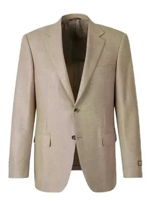 Canali Single-breasted Notch-lapel Blazer - Neutrals