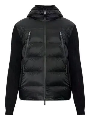 MONCLER Moncler Wool Padded Zip-Up Cardigan