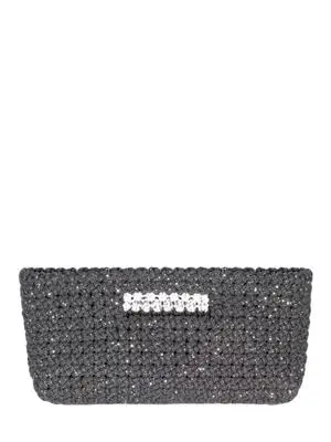 HIBOURAMA Livia Gem Top-handle Tote Bag Grey