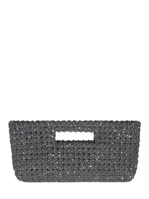 HIBOURAMA Livia Gem Top-handle Tote Bag - Grey