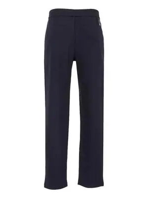 Emporio Armani Jersey Piqué Travel Essential Pants - Blue