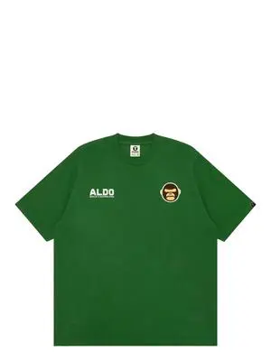 AAPE BY *A BATHING APE Ape Head Logo-appliqué T-shirt - Green
