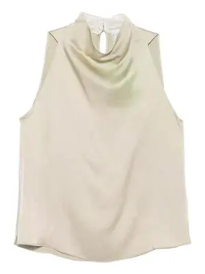 FORTE_FORTE Sleeveless Blouse - Neutrals