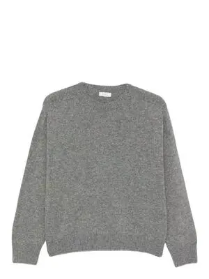 Peserico Long-sleeve Sweater With Metallic Thread - Grey