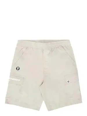 AAPE BY *A BATHING APE Cargo Shorts With Moonface Patch - Neutrals