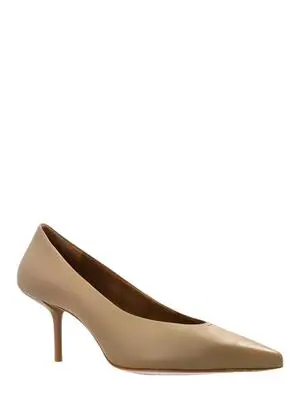 MAX MARA Max Mara Leather Pointed-Toe Pumps