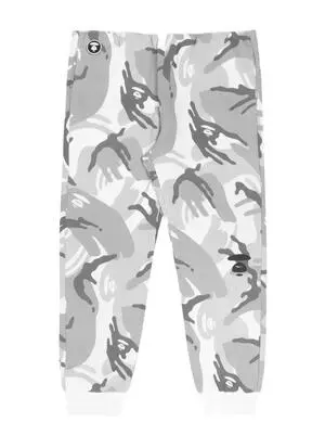 AAPE BY *A BATHING APE Camo-print Track Pants - Grey