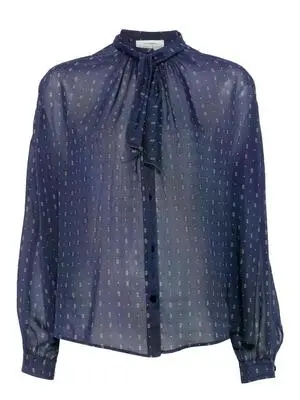 FORTE_FORTE Forte Forte Tie-Neck Printed Blouse