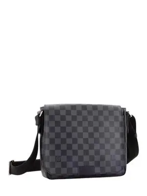 LOUIS VUITTON Damier Graphite Pm Messenger Bag - Black