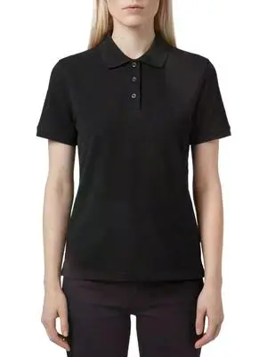 Saint Laurent Logo-embroidered Polo Shirt - Black