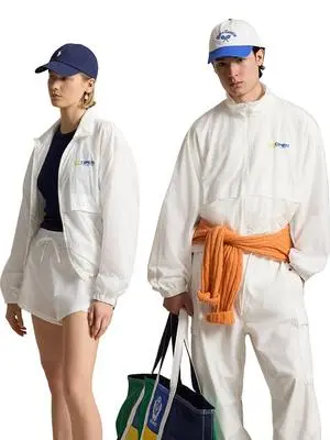 Ralph Lauren Us Open Performance Windbreaker - Ceramic White