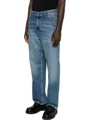 Carhartt Work In Progress Single Knee Jeans - Blue
