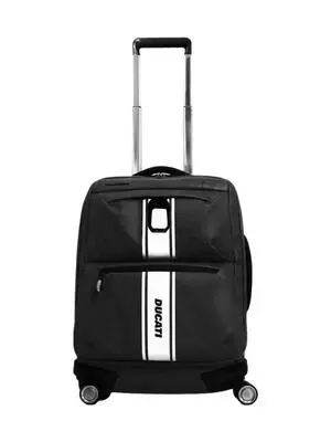 PIQUADRO Ducati Logo Print Suitcase - Black
